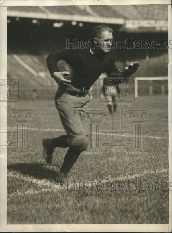 1927 Press Photo Rev. Charles Urban Univ. of Pennsylvania Football team ...