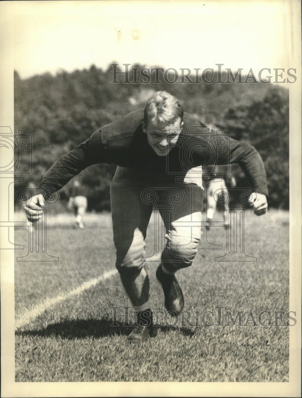 Press Photo Bill Platt Captain & tackle of Yale Football Team ...