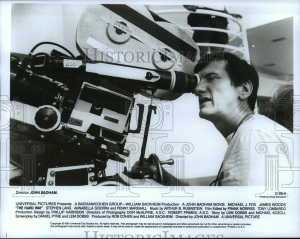 1991 Press Photo Director John Badham, "The Hard Way" - spp46126 ...