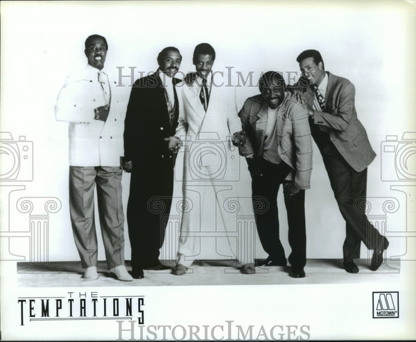 1990 Press Photo The Temptations, band members - spp50340 - Historic Images