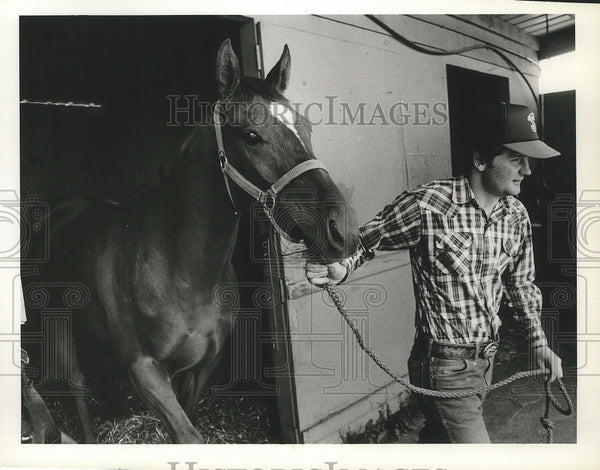 1982 Press Photo Horse racing trainer, Tim McCanna - sps08336 ...