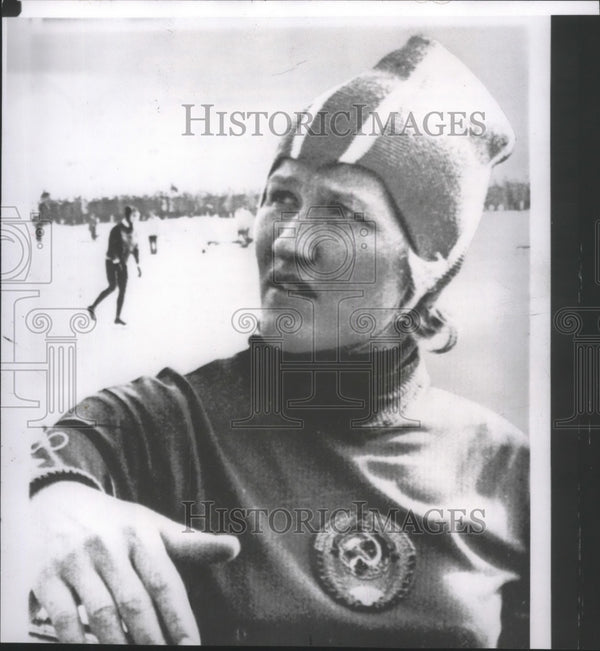 1964 Press Photo Lidia Skoblikova, Russian speed skater wins 4 gold ...