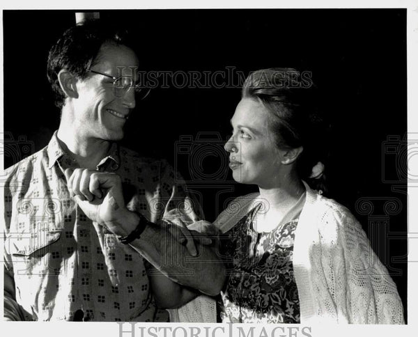 1990 Press Photo Robert Westenberg and Carolee Carmello in "She Loves ...