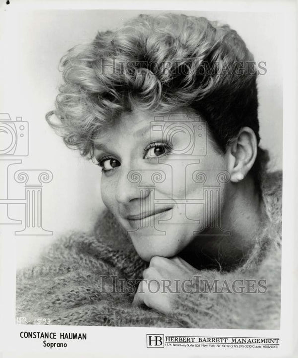 Press Photo Constance Hauman, Soprano - srp32151 - Historic Images