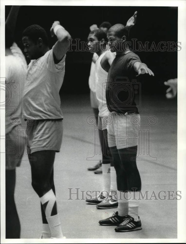 1984 Press Photo Michael Brown, Syracuse University Basketball Player ...