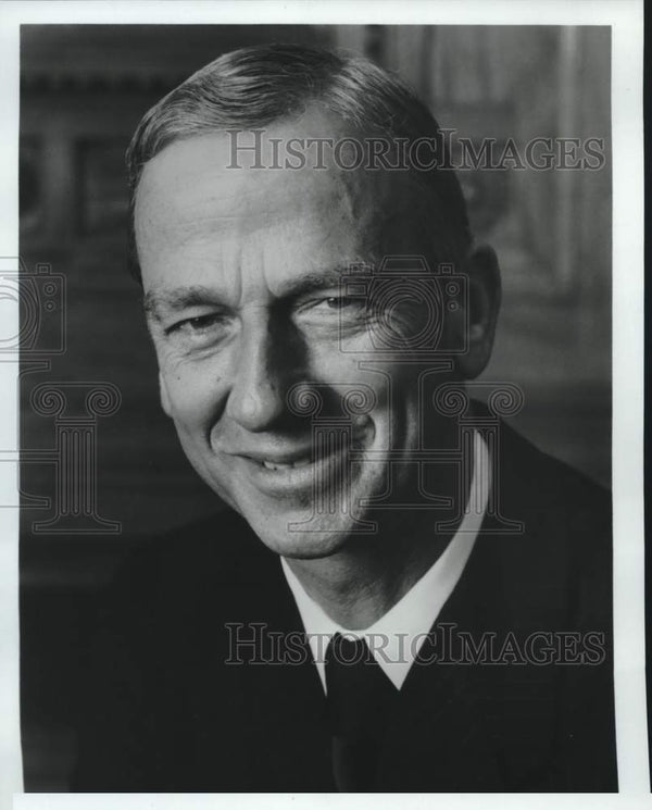 Press Photo John B. Sias, president of ABC division of Capital Cities ...