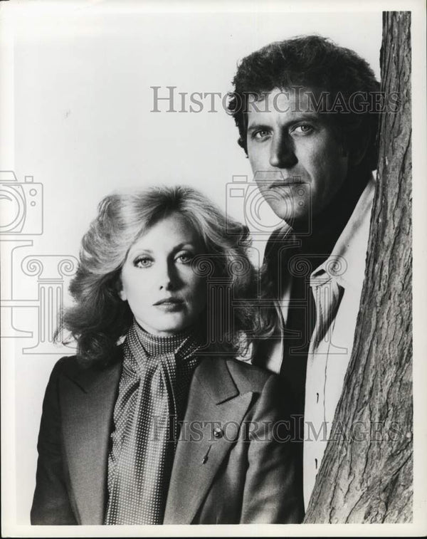 1984 Press Photo Actress Morgan Fairchild & actor Granville Van Dusen ...