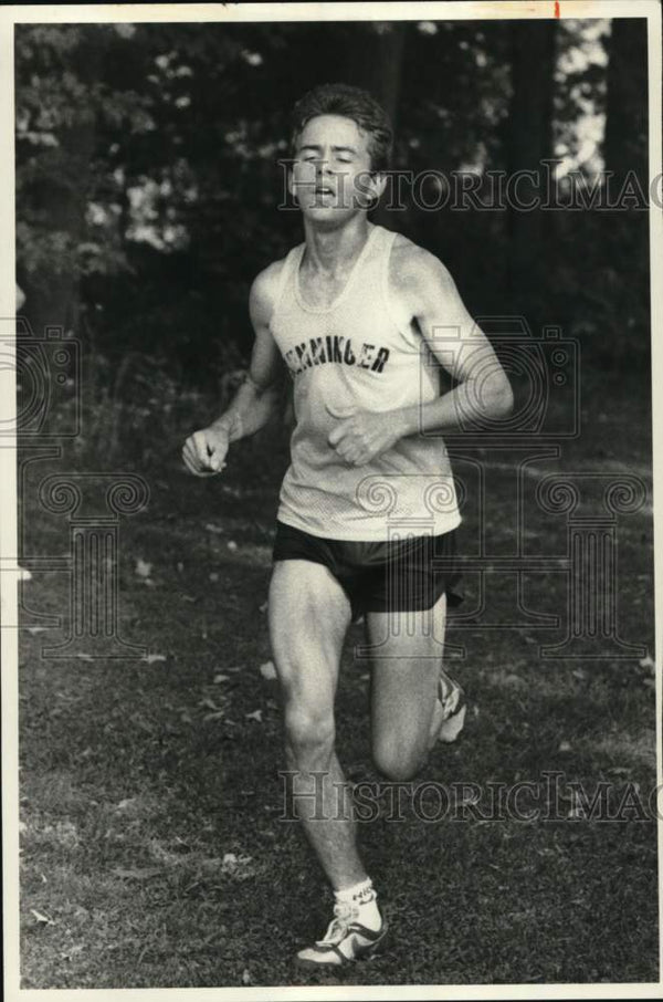 1986 Press Photo Tom Perry, Henninger boys cross country winner, New Y ...