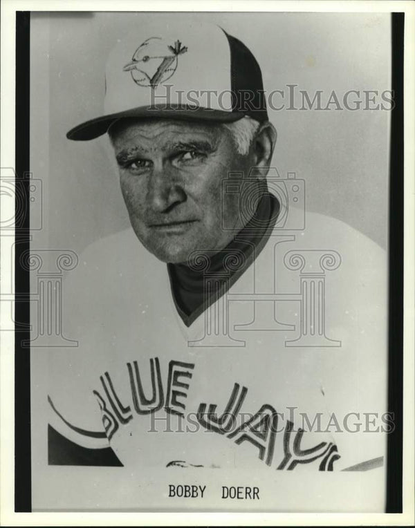 1986 Press Photo Toronto Blue Jays baseball Bobby Doerr - sys10003 ...