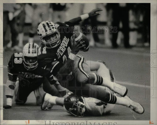 1983 Press Photo Chris Jones, Liverpool Football Quarterback at ...