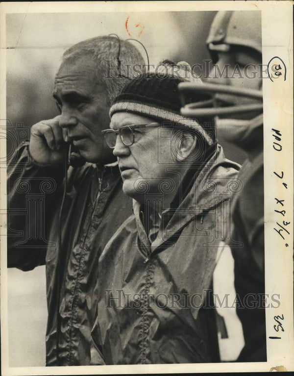 1982 Press Photo Football Ben Schwartzwalder - Historic Images