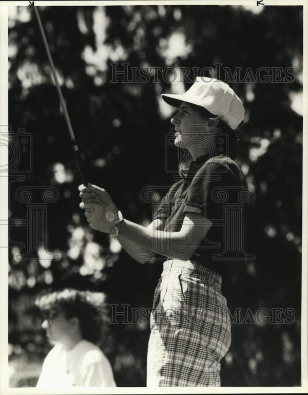 1988 Press Photo New York Amateur Golfer Jean Bartholomew Plays at ...
