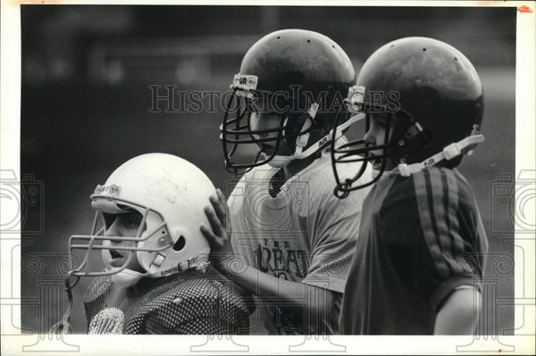 1991 Press Photo Andy Augustine, Tim Cordell, Will Marzolf, Chittenango ...