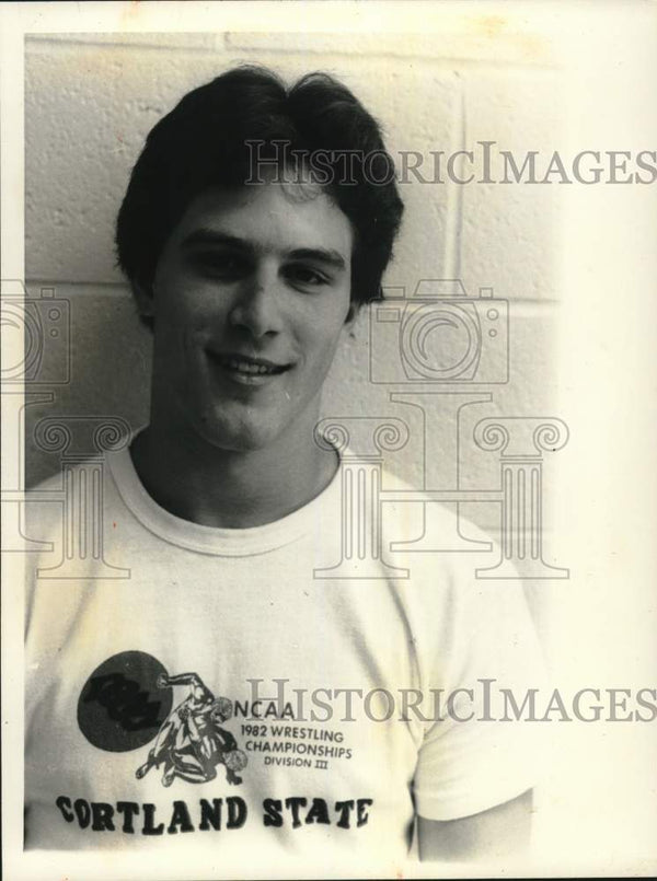 1982 Press Photo Lelan Rogers, College Wrestler - Historic Images