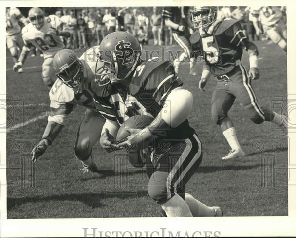 Press Photo Lelan Rogers at College Football Game - Historic Images