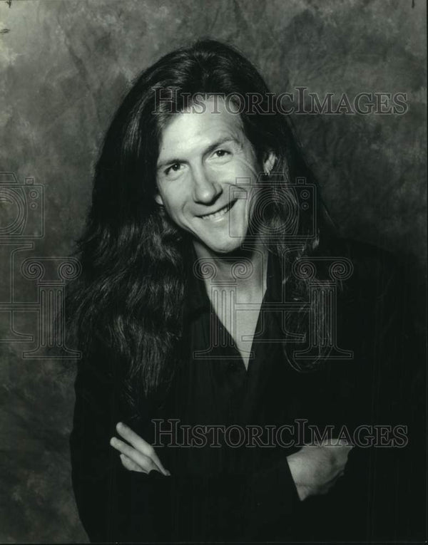 1992 Press Photo David Malachowski, Albany, New York musician ...