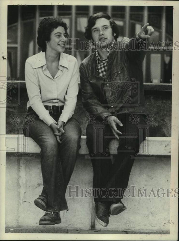 1978 Press Photo Susan Friedman & John Norton at State University of ...