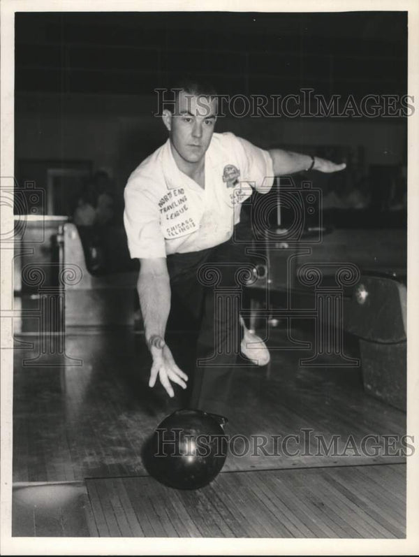 Press Photo Professional bowler Glenn Allison, New York - tua60647 ...