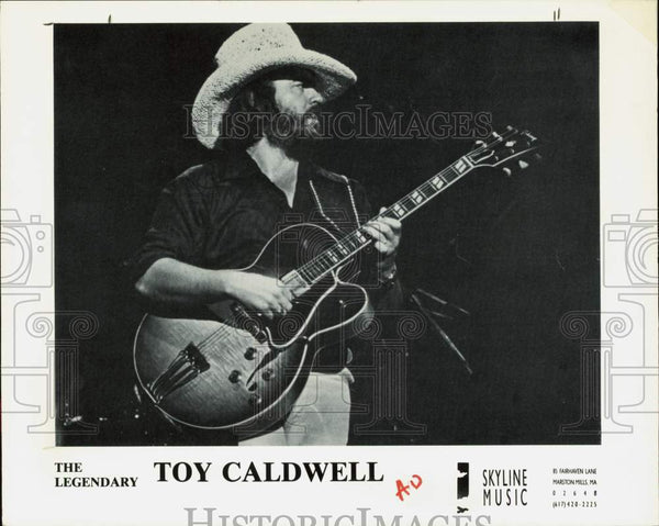 1991 Press Photo Entertainer Toy Caldwell - tub38154 - Historic Images