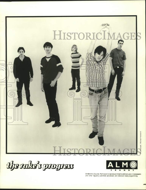 1995 Press Photo Almo Sounds recording artists The Rake's Progress ...