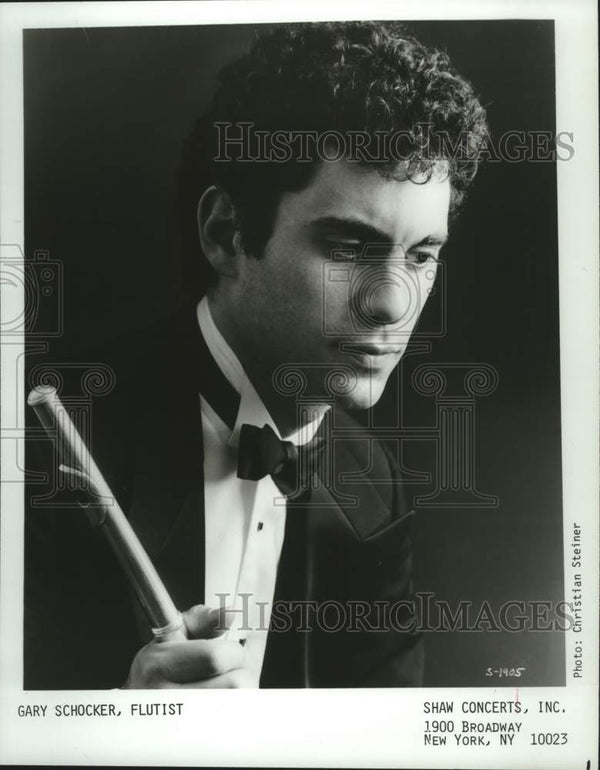 1993 Press Photo New York flutist Gary Schocker - tup04915 - Historic ...