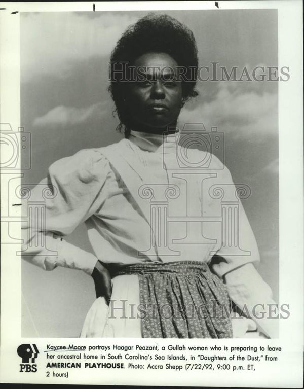 1992 Press Photo Kaycee Moore stars in "Daughters of the Dust" on PBS ...