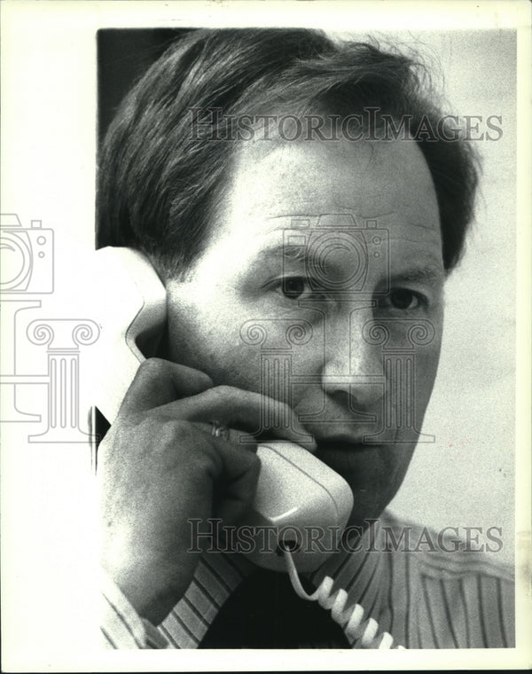 1990 Press Photo Arena Football Rick Buffington, Colonie, New York ...