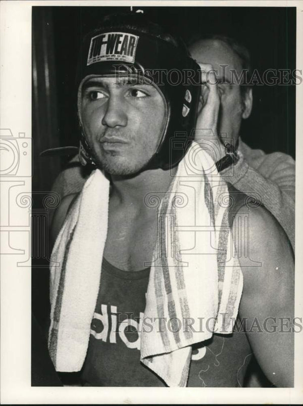 Press Photo Boxer Dale Shafer and coach Joe Cimino - tus05833 ...