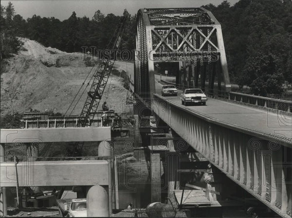 Alabama-Old Buck Short Bridge will be shifted to new legs., 1982 ...