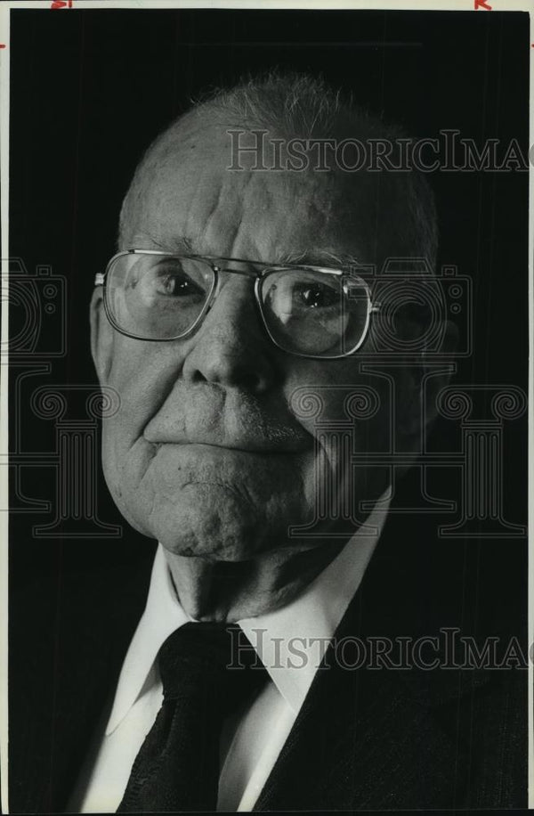 Oil Analyst M. King Hubbert, Maryland, 1988 vintage press photo print ...