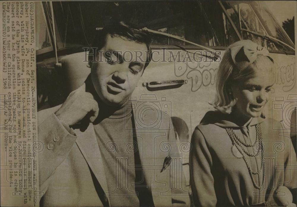 1968 Press Photo Robert Humphrey Son Democratic Hubert - RRV18363 ...