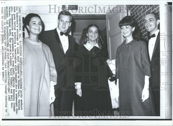1967 Press Photo Lynda Bird Johnson Capt Charles Robb - RRV58957 ...