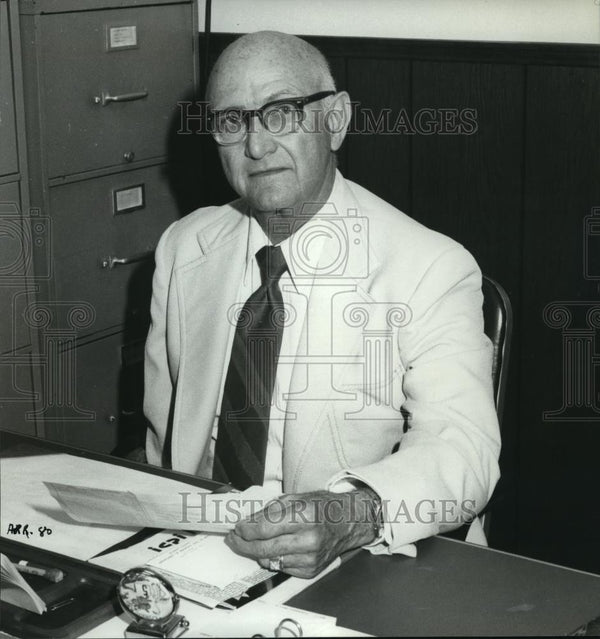 Alabama-Oneonta Mayor Jack Fendley at his office. , 1980 Vintage Press ...