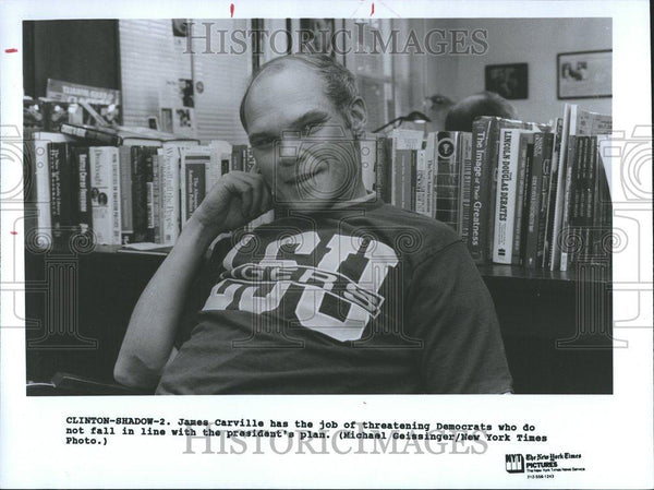 1993 Press Photo James Carville - RRV49483 - Historic Images