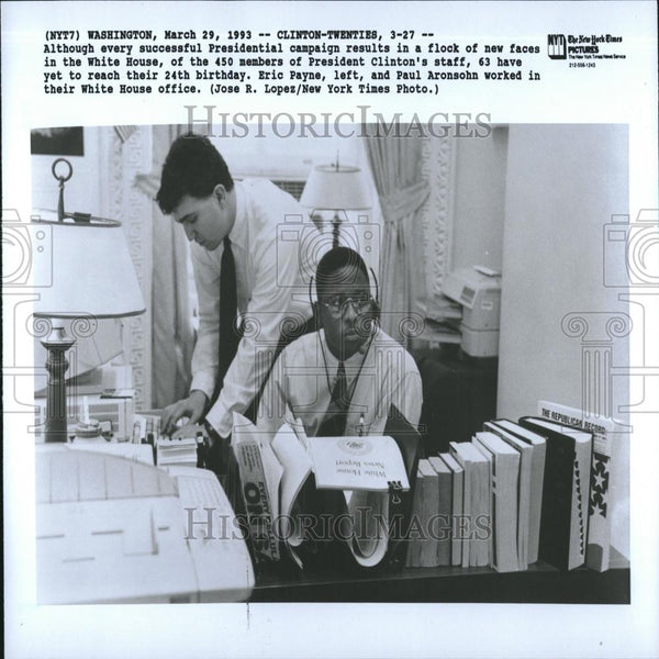 1993 Press Photo Paul Aronsohn Eric Payne Presidential - RRV28523 ...