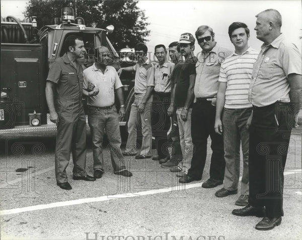 Kimberly, Alabama's Volunteer Firemen Lined Up and Ready to Go, 1981 ...