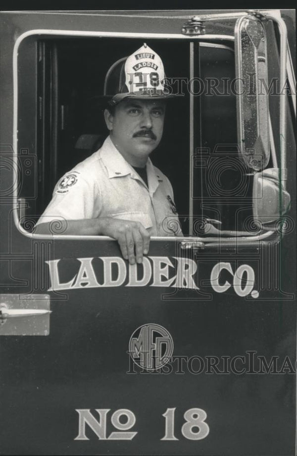 Firefighter Wayne Mutza was rescued by colleagues, Milwaukee, 1988 ...