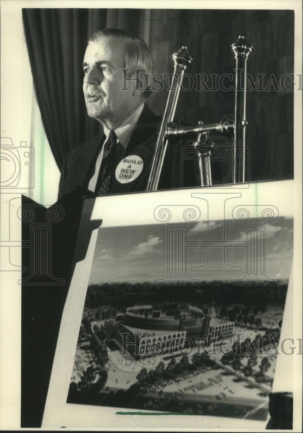 Jack Pelisek,Greater Milwaukee Committee, baseball stadium site, 1988 ...