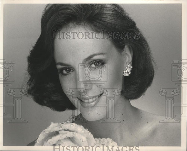 Angela Tower, 1985 Miss Alabama , 1985 Vintage Press Photo - Historic ...