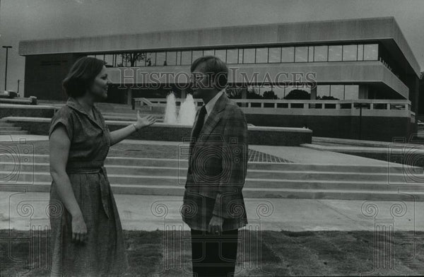 Barbara Scott, Neal R. Berte at Birmingham Southern College, 1976 ...