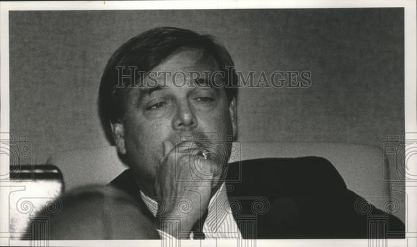 Lt. Gov. Jim Folsom Jr during senate debate General Fund Budget, 1991 ...