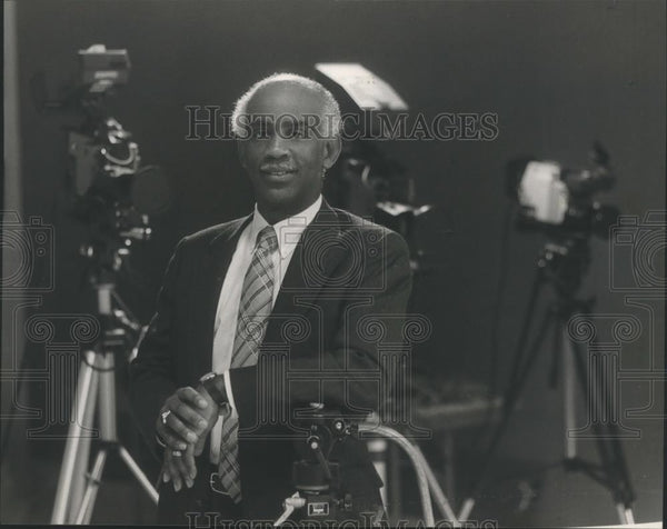 Perry Ward, Lawson State President, TV Studio , 1989 Vintage Press ...