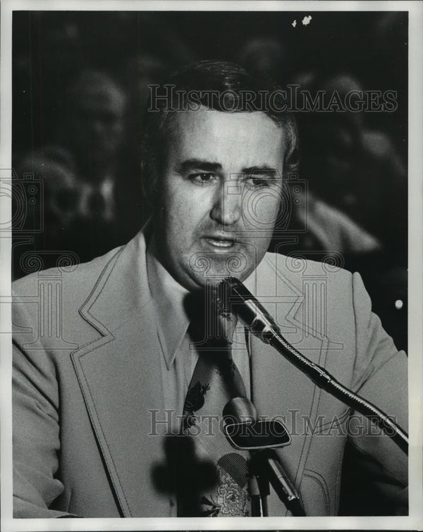 Bruce Carr, Union Leader , 1977 Vintage Press Photo - Historic Images