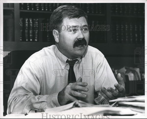 H. William Wasden , 1991 Vintage Press Photo - Historic Images