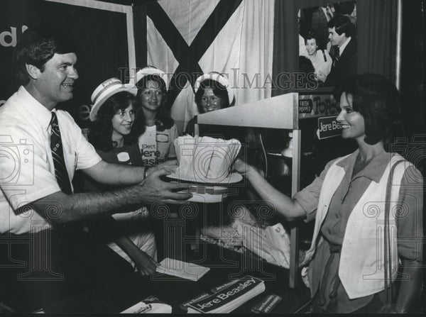 Lieutenant Governor of Alabama Jere Beasley with Mrs. Doug Cook, 1978 ...