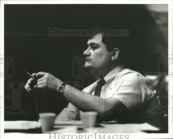 Howard Foster at Shelby County Commission meeting, Alabama, 1990 ...