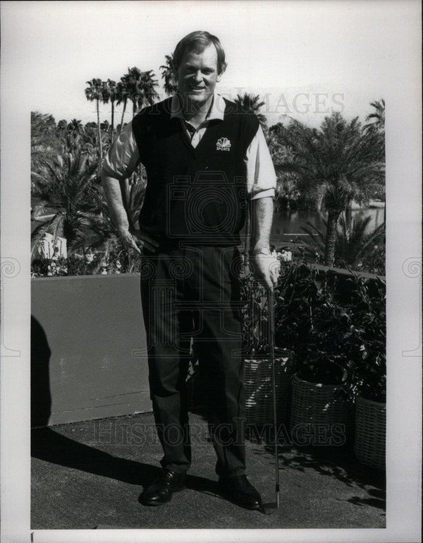 1991 Press Photo Johnny Miller golf golfing Players NBC - DFPD12173 ...
