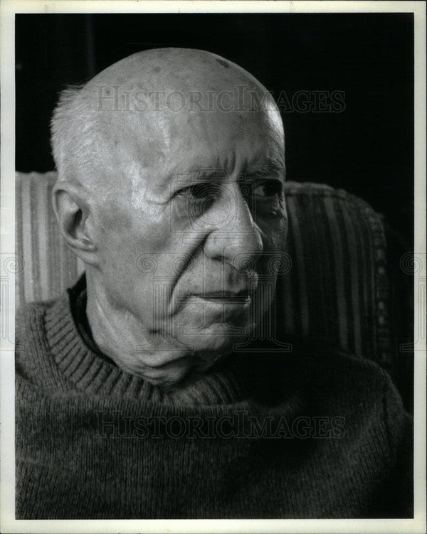 1991 Press Photo Edgar Yaeger Detroit Artist Modernist - DFPD18059 ...