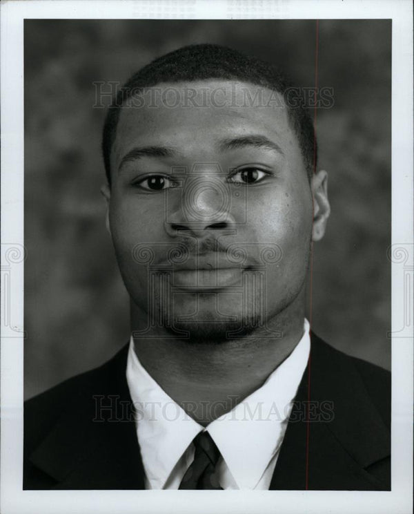 1999 Press Photo Karon Riley Detroit Football Minnesota - dfpd34917 ...