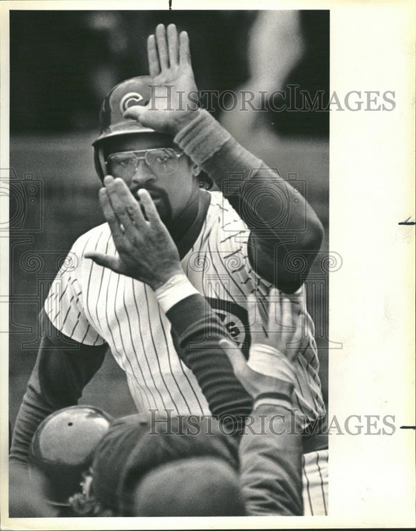 Leon Durham first baseman Baseball, 1984 vintage press photo print ...